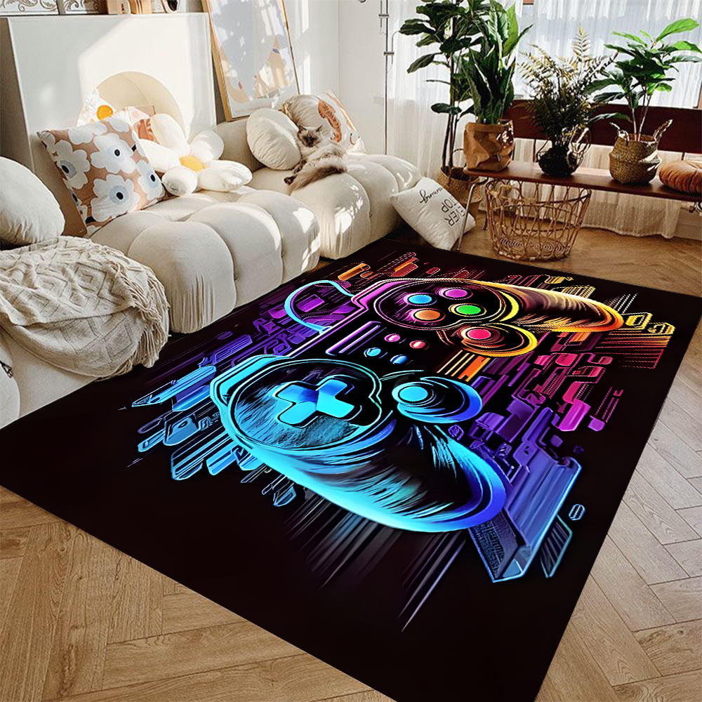 Gaming Rug for Boys Room Gamer Rug with Controller Design Carpet for ...