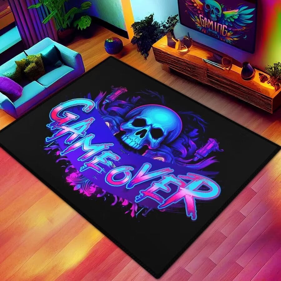 Gaming Rug for Boys Room - Gamer Rug with Game Controller Design for ...