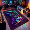 Free Shipping! Gaming Rug for Boys Bedroom, Video Game Carpet with ...