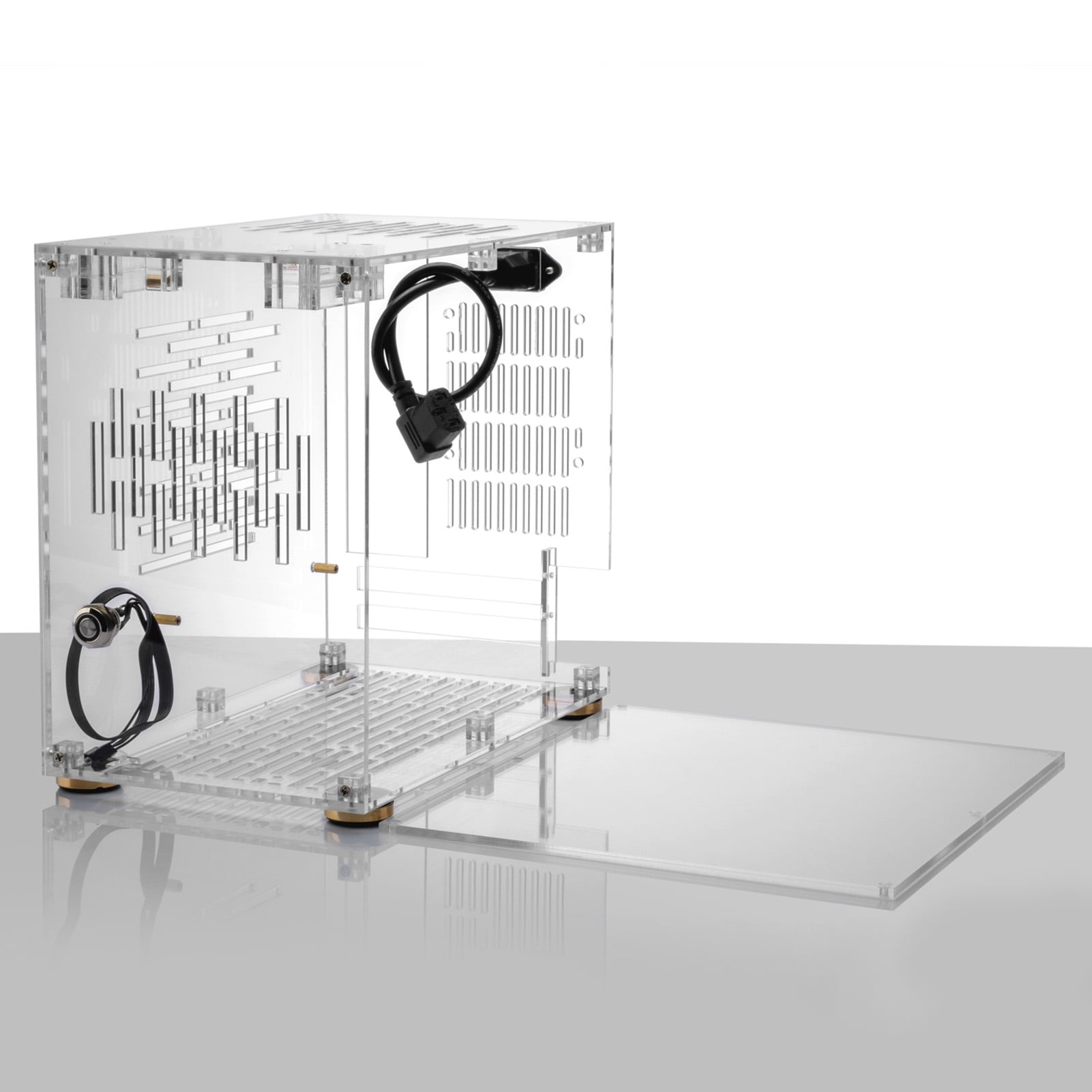 Gaming Small Computer Case Plexiglass Shell Compact PC Case Desktop PC ...