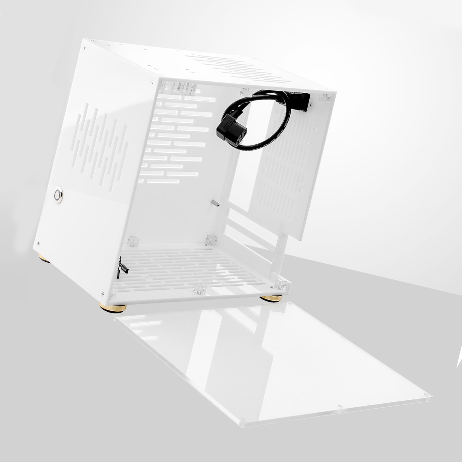 Gaming Small Computer Case Plexiglass Shell Compact PC Case Desktop PC ...