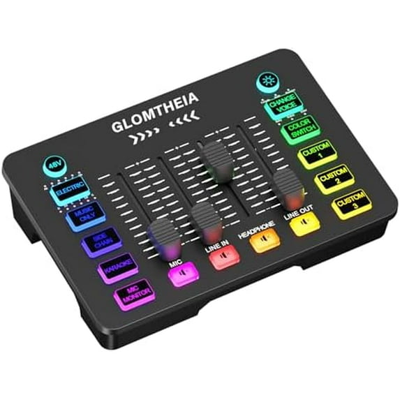 Gaming Sound Board Audio Interface Voice Changer for PC PS4 PS5 ...