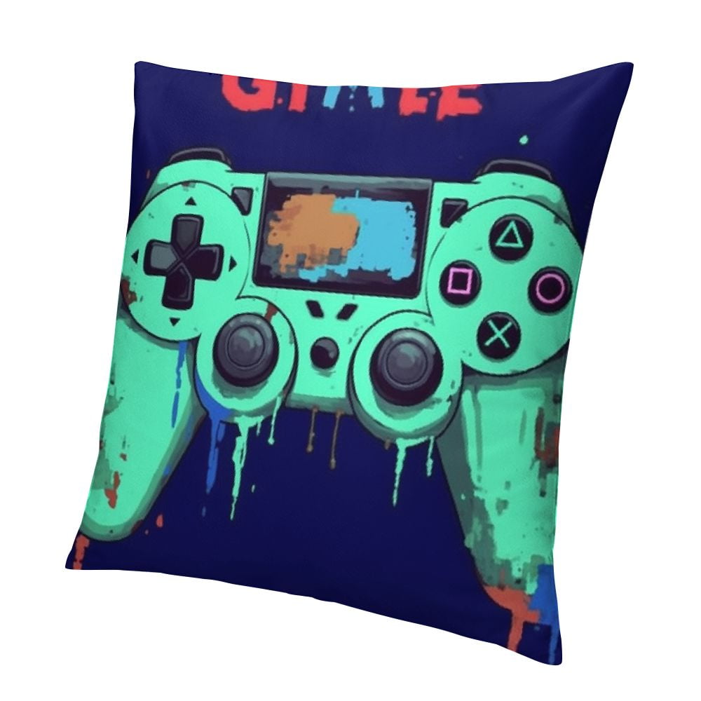 Gaming Throw Pillow Cover Gamer Gifts for Teenage Boys, Gift for ...