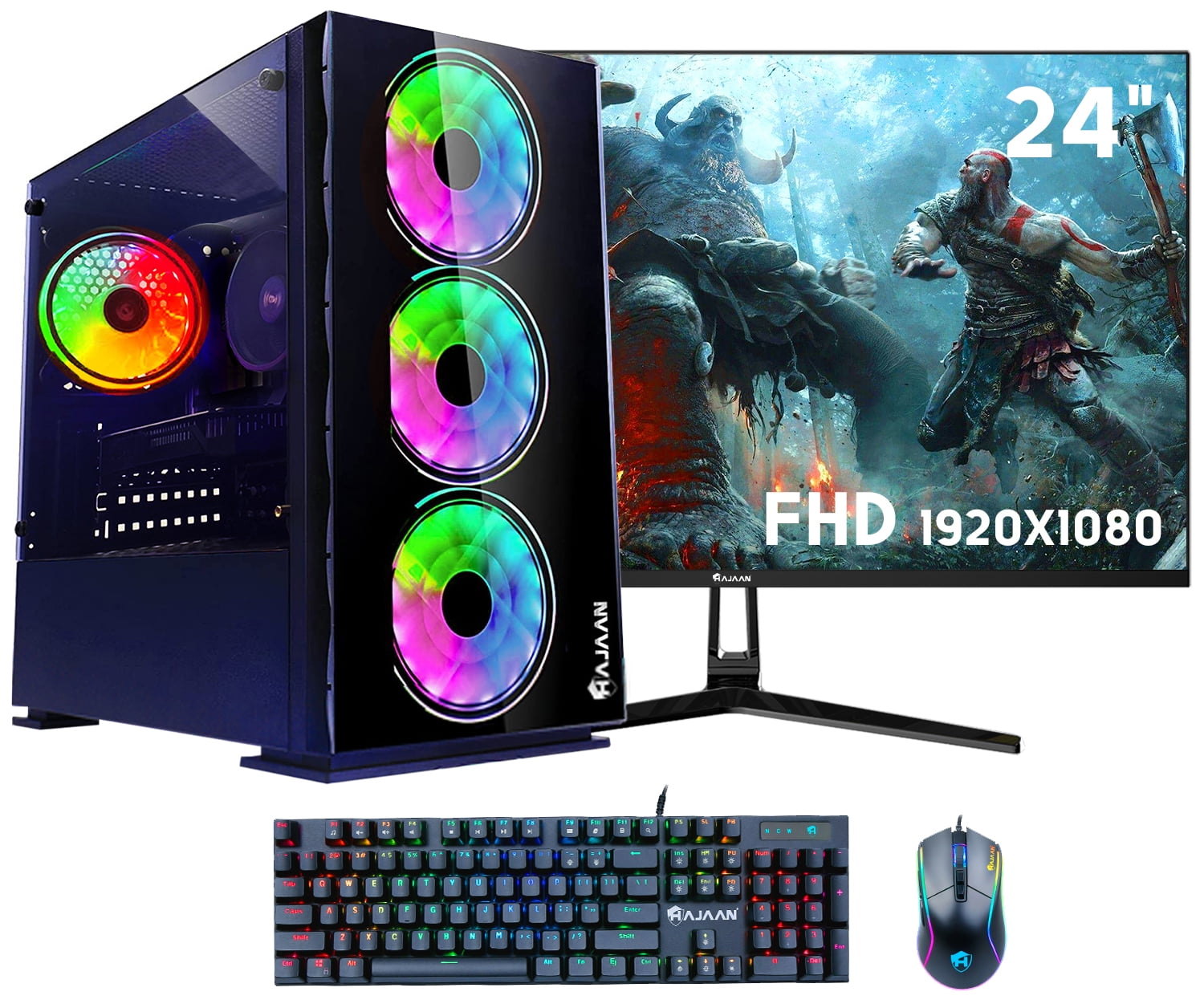Gaming Tower Desktop PC - Intel Core i3 Processor Processor 3.6GHz ...