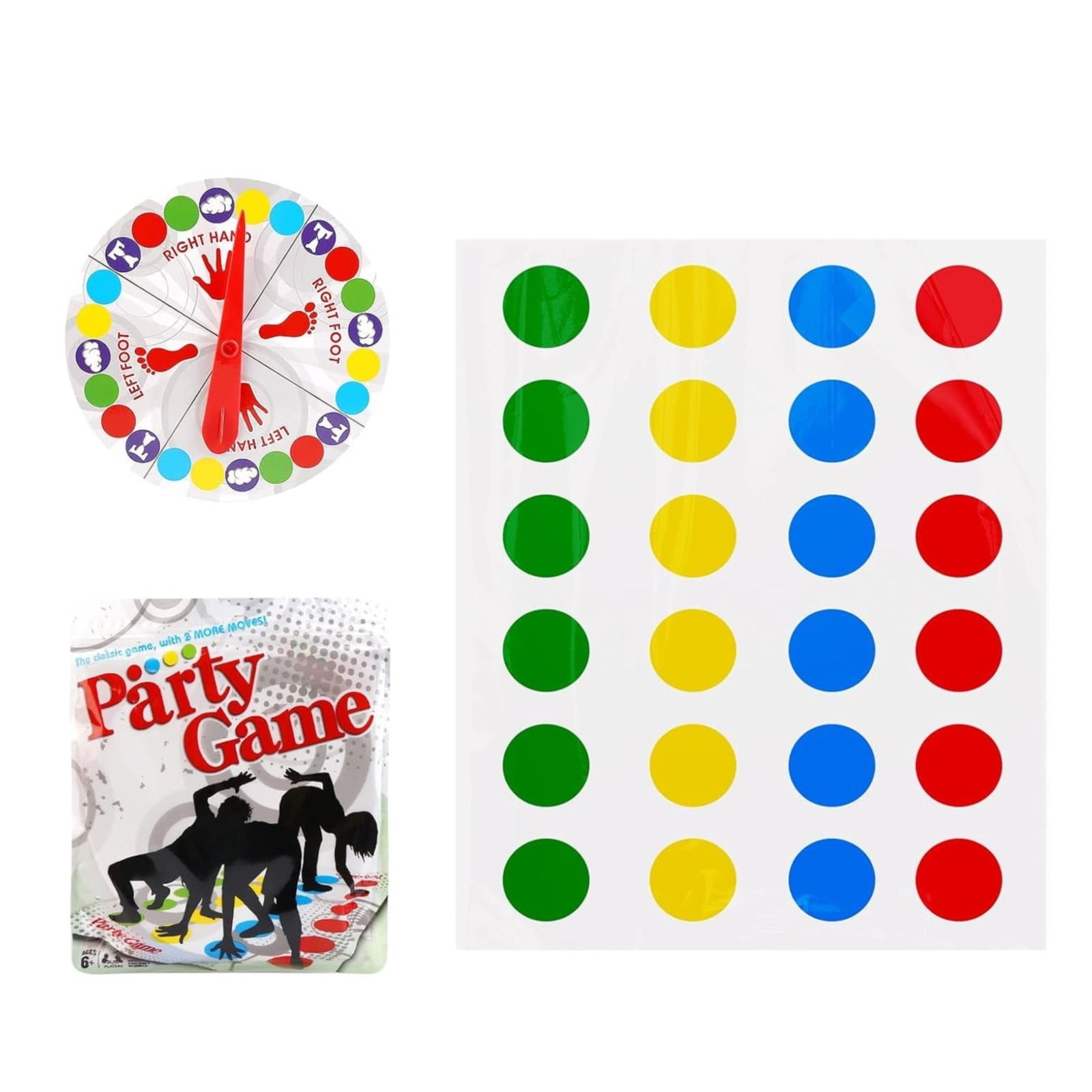 Gaming Twister Ultimate: Bigger Mat More Colored Family Kids Game Age 6 ...