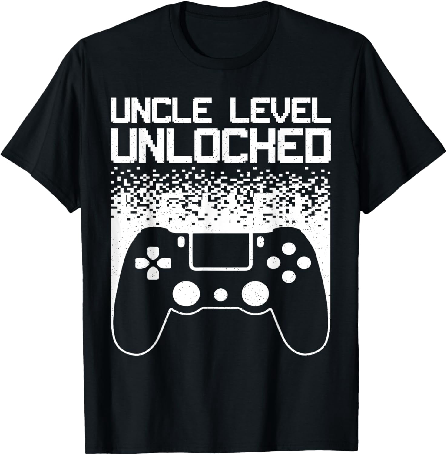 Gaming Uncle Art For Men Video Gamer First Time Uncle To Be T-Shirt ...