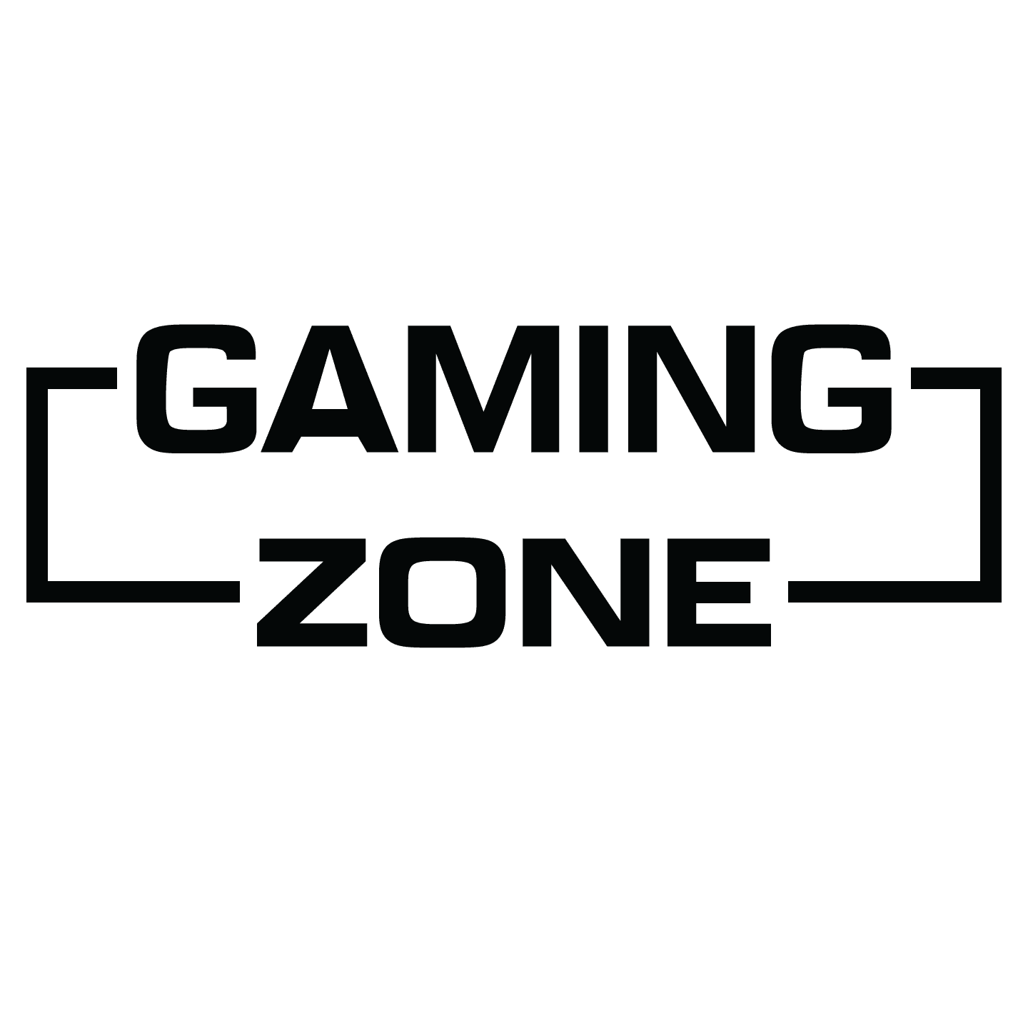 Gaming Zone Black and White Art for Game Room Vinyl Wall Decal - Gamers ...