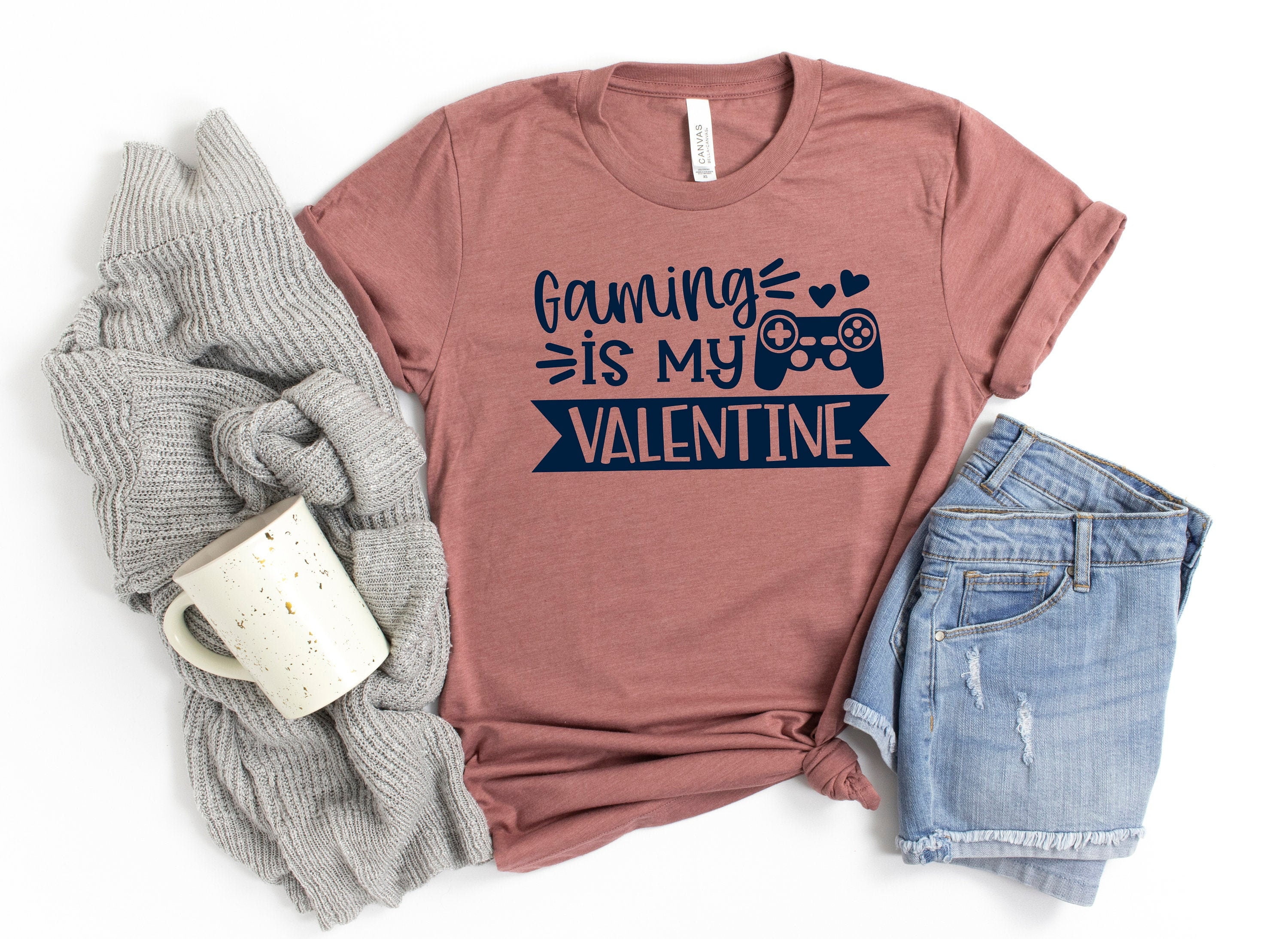 Gaming is My Valentine Shirts, Gamer Shirts, Valentine's Shirt ...