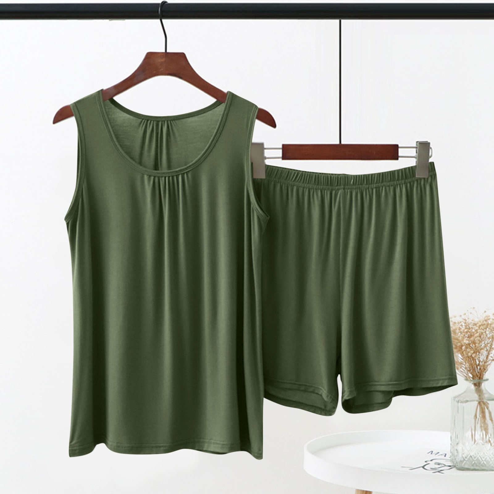 Gamivast Comy Pajama for Women Set Womens Pajama Sets 2 Piece Plus Size ...