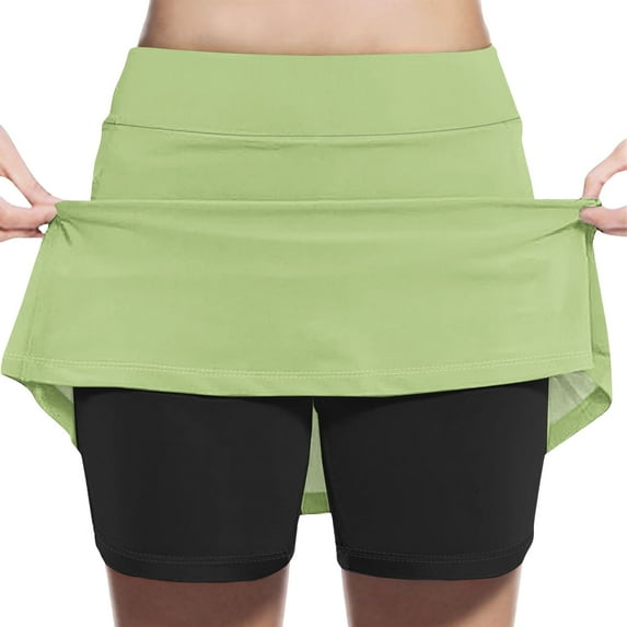 Gamivast Girls Skorts Sport High-Waisted A-Line Tennis Skort with Built ...