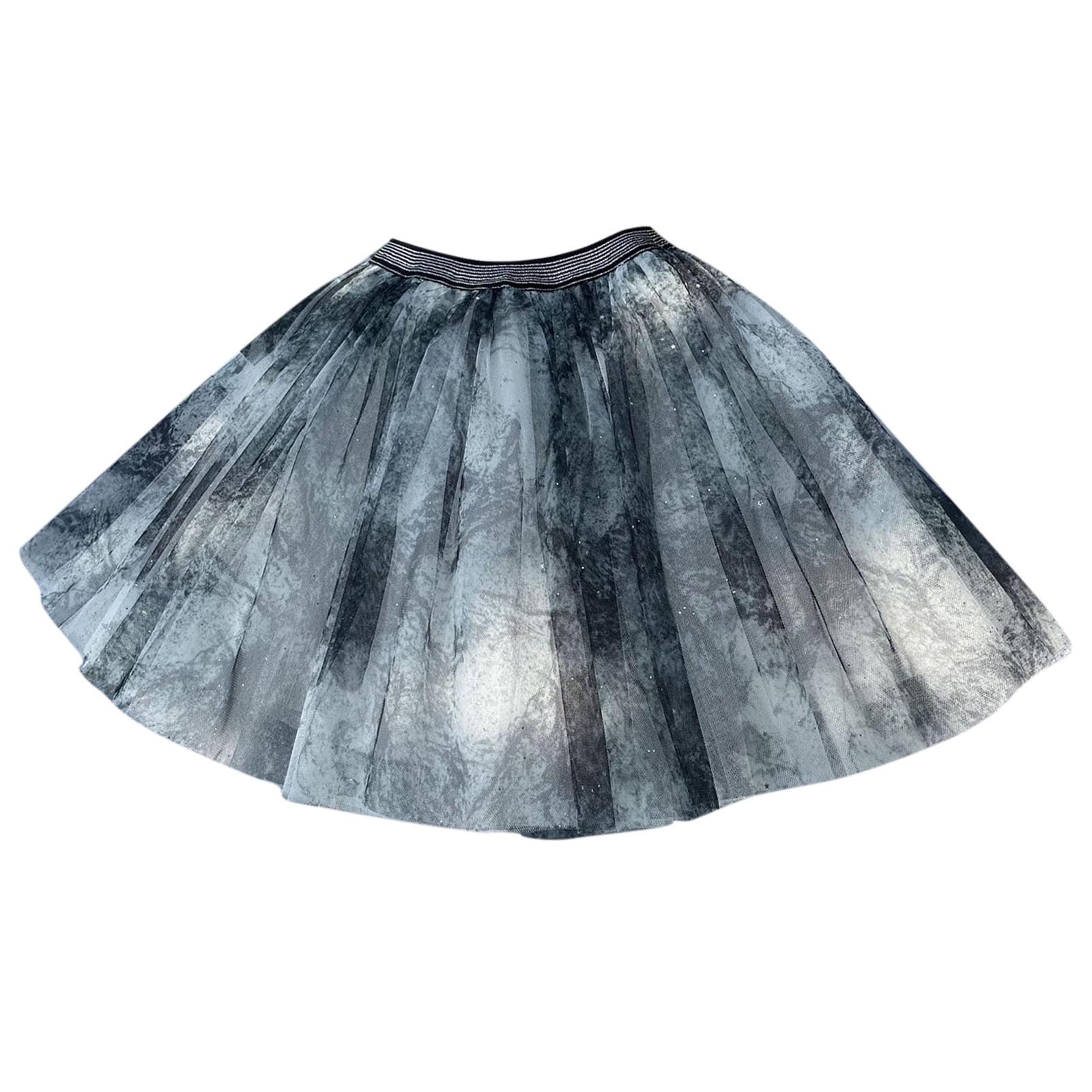Gamivast Girls Tutu Tie-Dye Sparkly Ruffled Layered Elegant Ballet ...