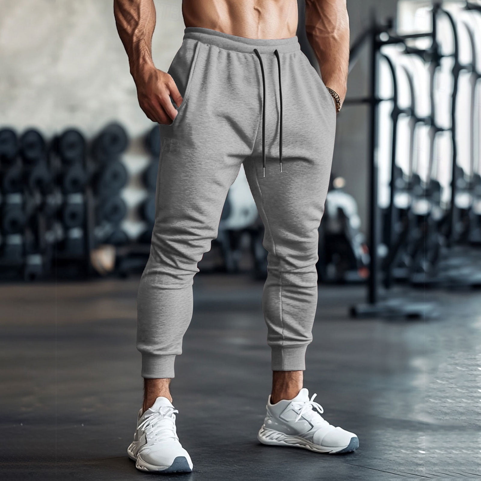 Gamivast Joggers for Men Tall And Big Straight Leg Athletic Joggers ...
