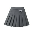 Gamivast Plaid Uniform Skirts for Girls Cute Elastic Waist Pleated ...