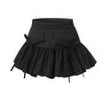 Gamivast Ruffle Skirt Girls Cute Bow Elastic Waist Layered Skirts Kids ...