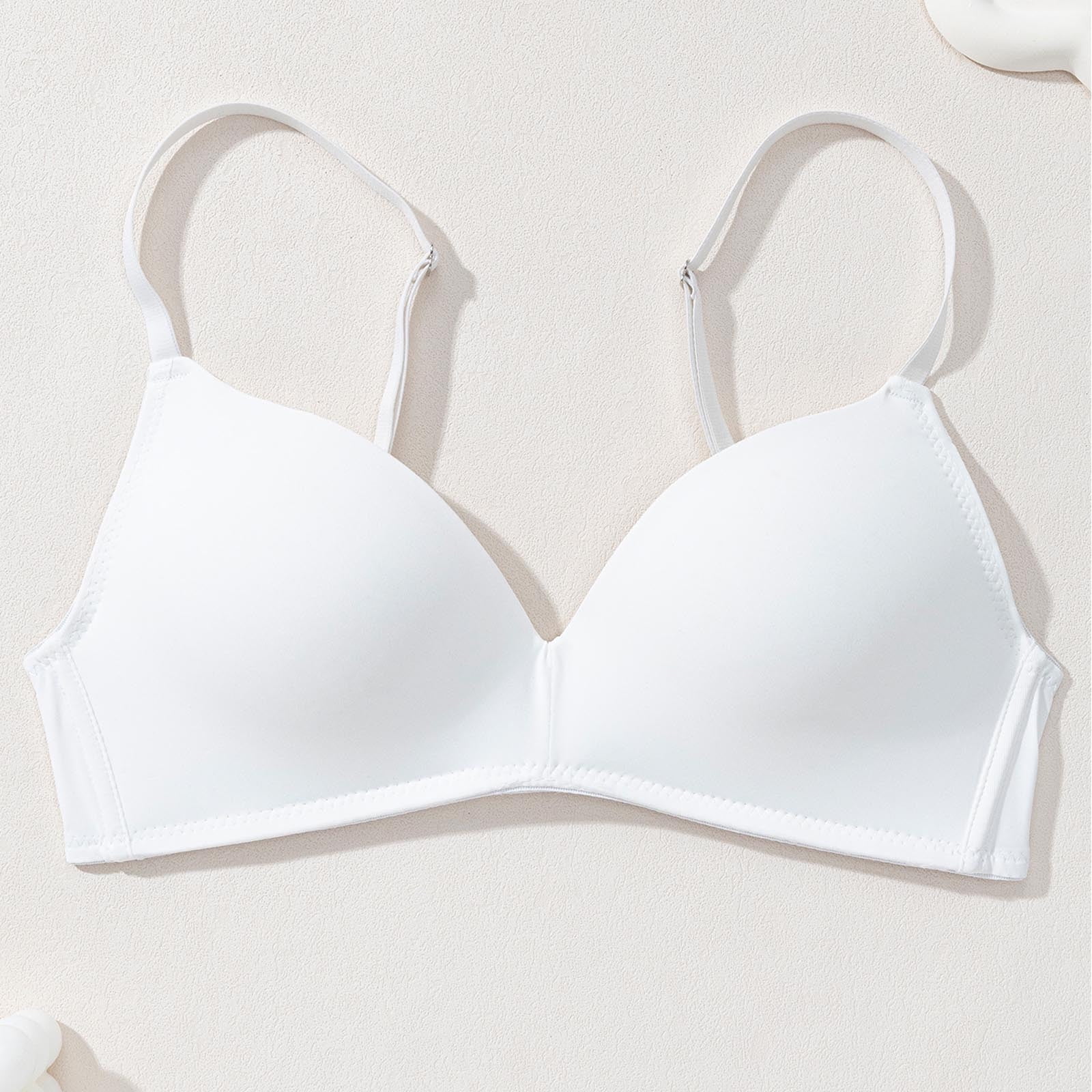 Gamivast Seamless Deep V Push-up Wireless Bra for Women Smoothing Full ...