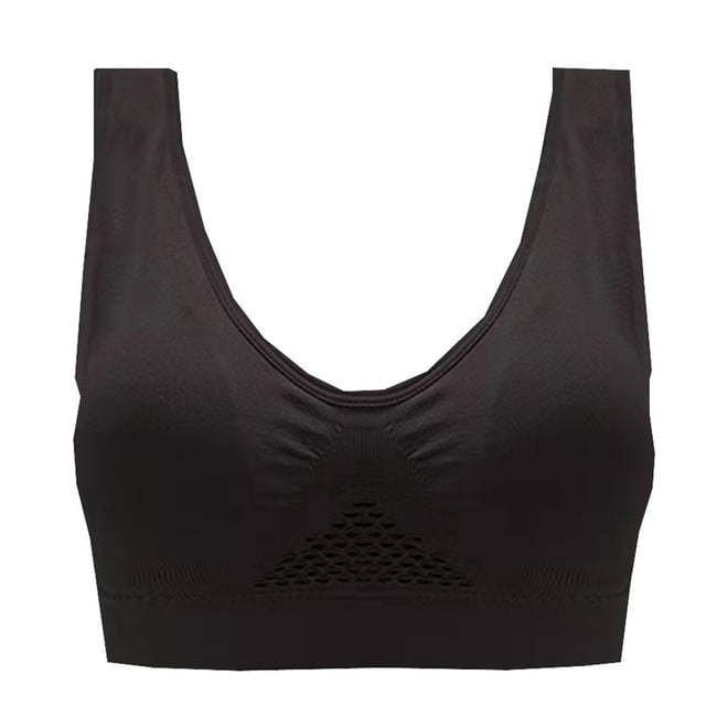 Gamivast Sports Bras For Women 3 Pack Plus Size Bras No Underwire Pack Daisy Bras For Older