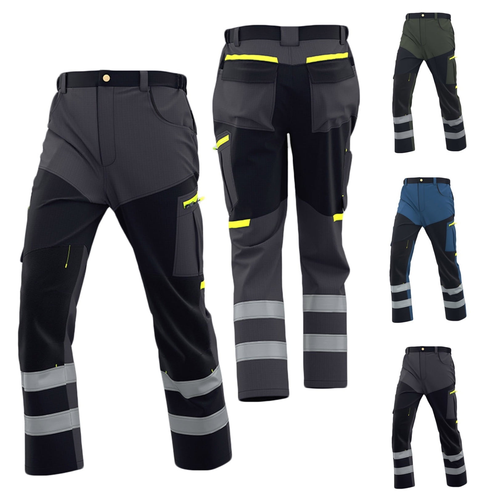 Gamivast Tactical Work Pants For Men Construction Cargo Trousers With ...