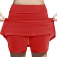 Gamivast Teen Skorts for Girls Stretchy High-Waisted A-Line Skirt with ...