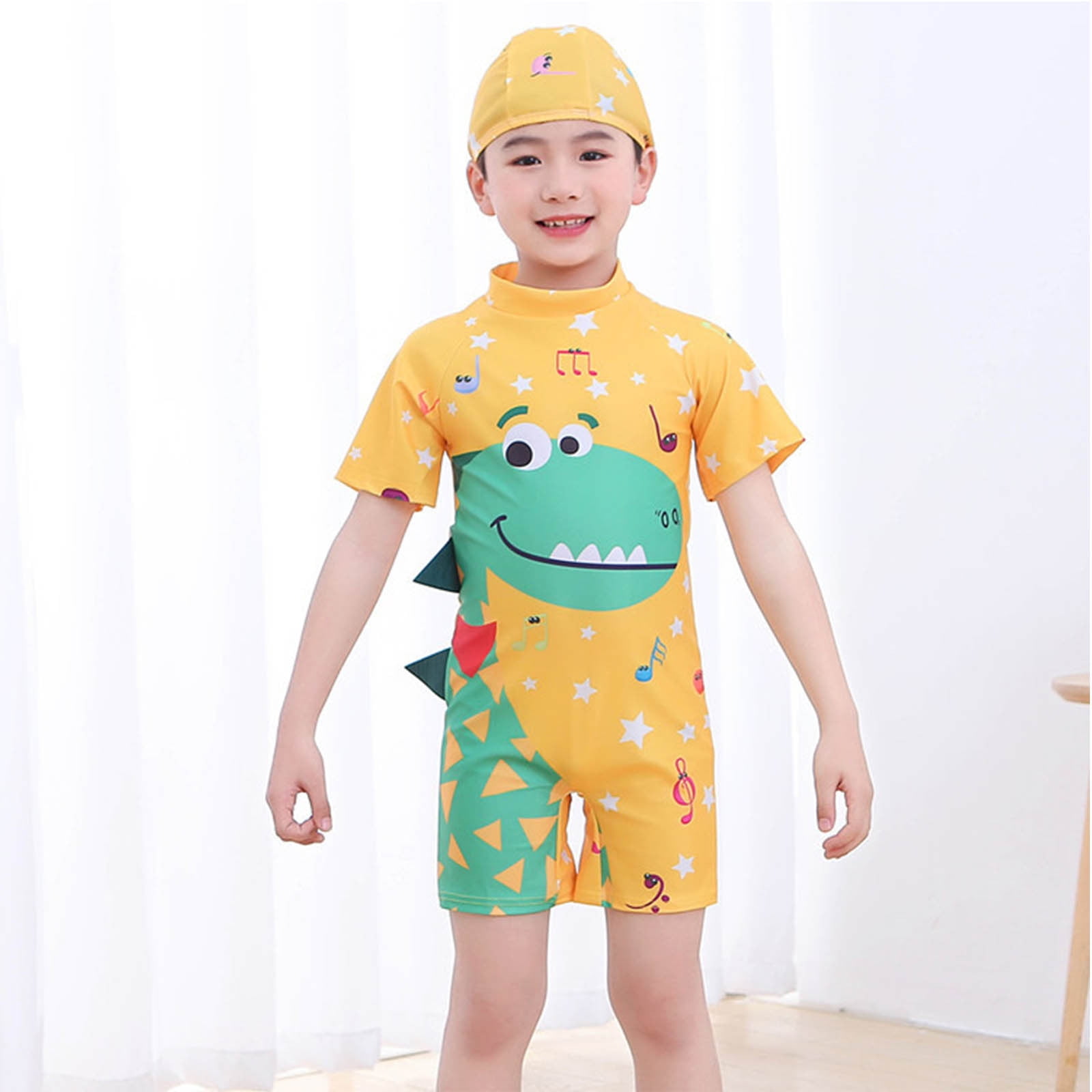 Gamivast Toddler Boy 3-Piece Swimwear Set Rash Guard Swimsuits Kids ...