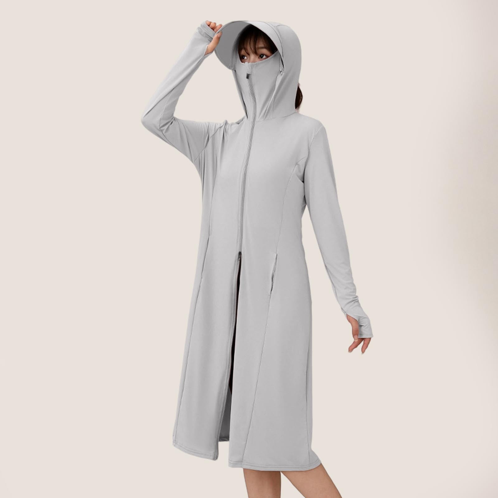 Gamivast Women's Upf50+ Sun Protection Clothing Summer Long Jacket ...