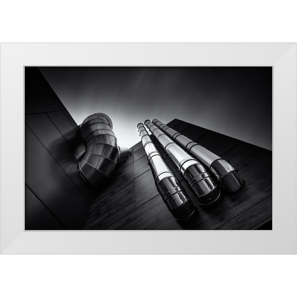 Gamiz, Andres 18x13 White Modern Wood Framed Museum Art Print Titled ...