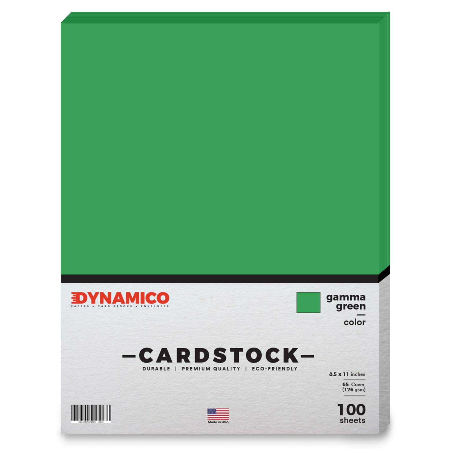 Gamma Green Cardstock Paper – 8 1/2 x 11" Medium weight 65 LB (175 gsm ...