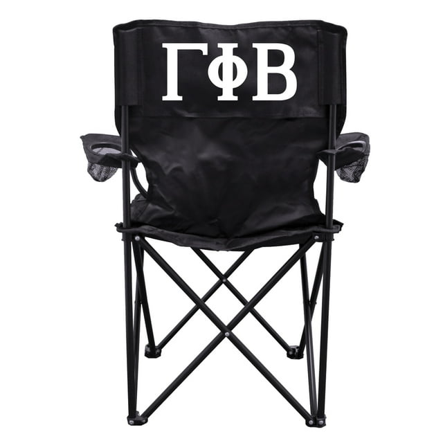 Gamma Phi Beta Black Folding Camping Chair with Carry Bag - Walmart.com