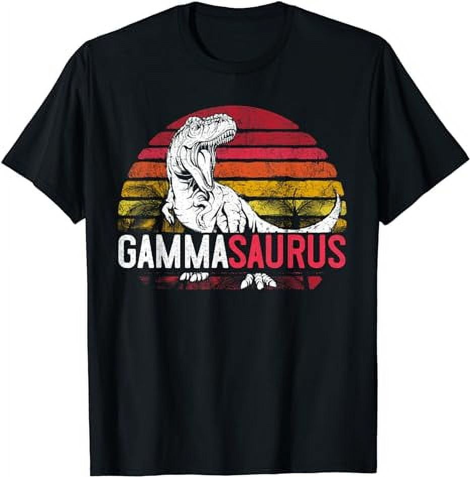 Gamma Saurus Mother's Day Gammasaurus Grandma T Rex Dinosaur T-Shirt ...