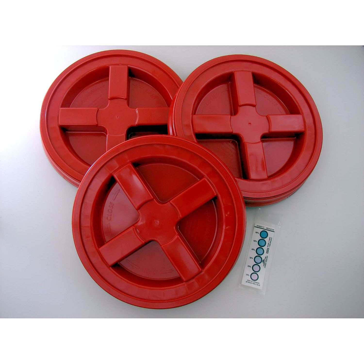 Gamma Seal Lid, Red, 3 Pack - New! - Boxed! - 5 Gallon Bucket Lids ...