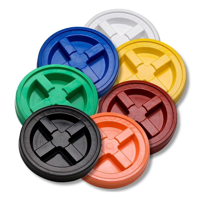 Gamma Seal Lid Variety Pack- 7 Colors - Walmart Business Supplies