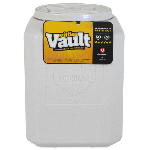 Gamma2 Vittles Vault Airtight Pest Proof Food Safe & BPA Free Chicken ...