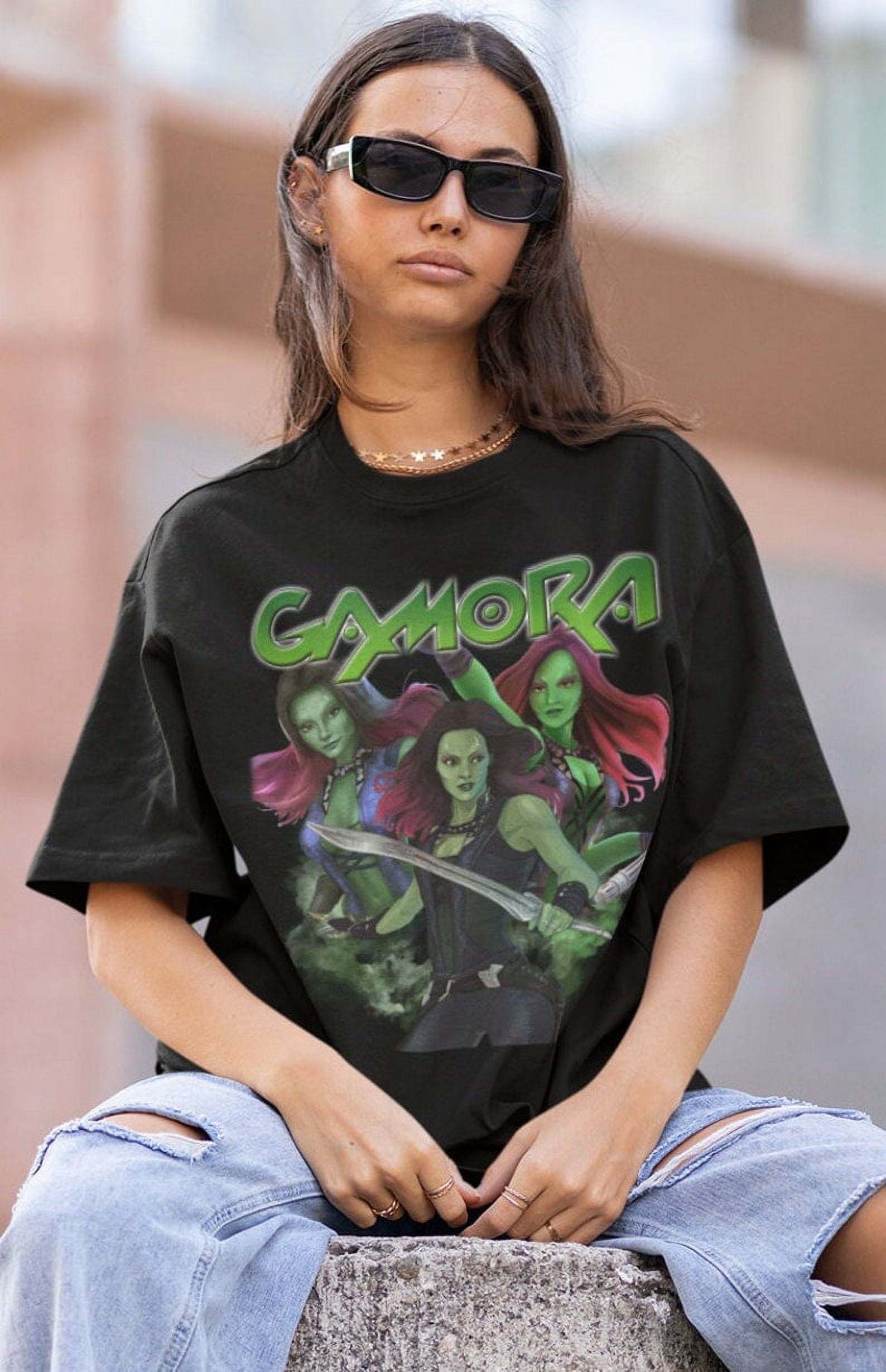 Gamora Guardian Of Galaxy Tshirt - Walmart.com