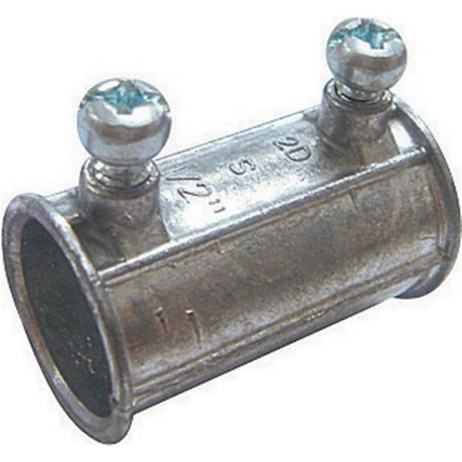 Gampak 02-55242 1 in. EMT Set Screw Coupling - Gray - Walmart.com