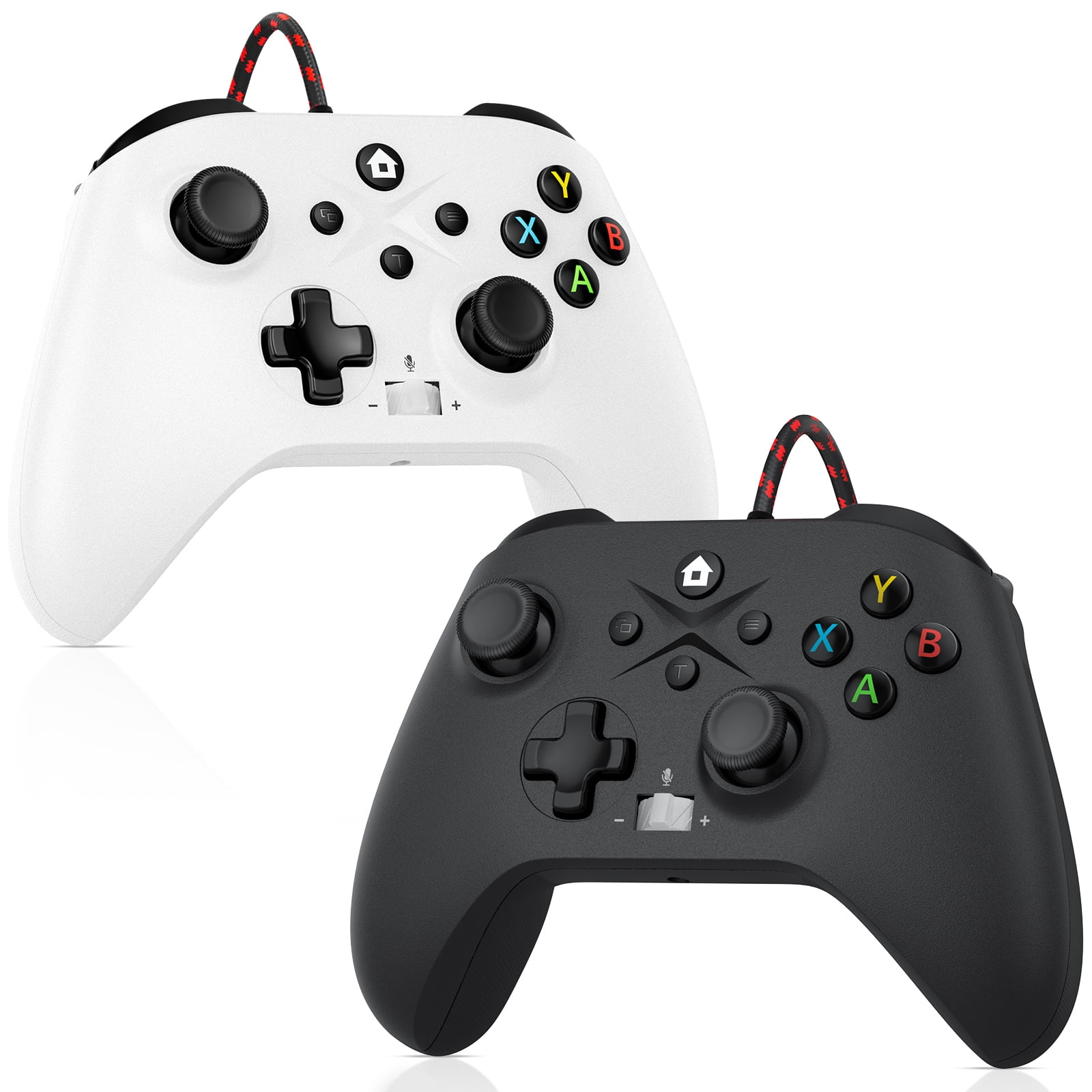 Gamrombo 2 Pack 10 FT Wired Xbox Controller for Xbox One, Xbox One S/X ...