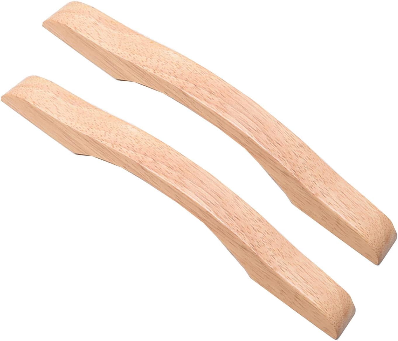 Gamvdout 2 Pieces Kitchen Cupboard Door Handles Solid Wood Cabinet ...