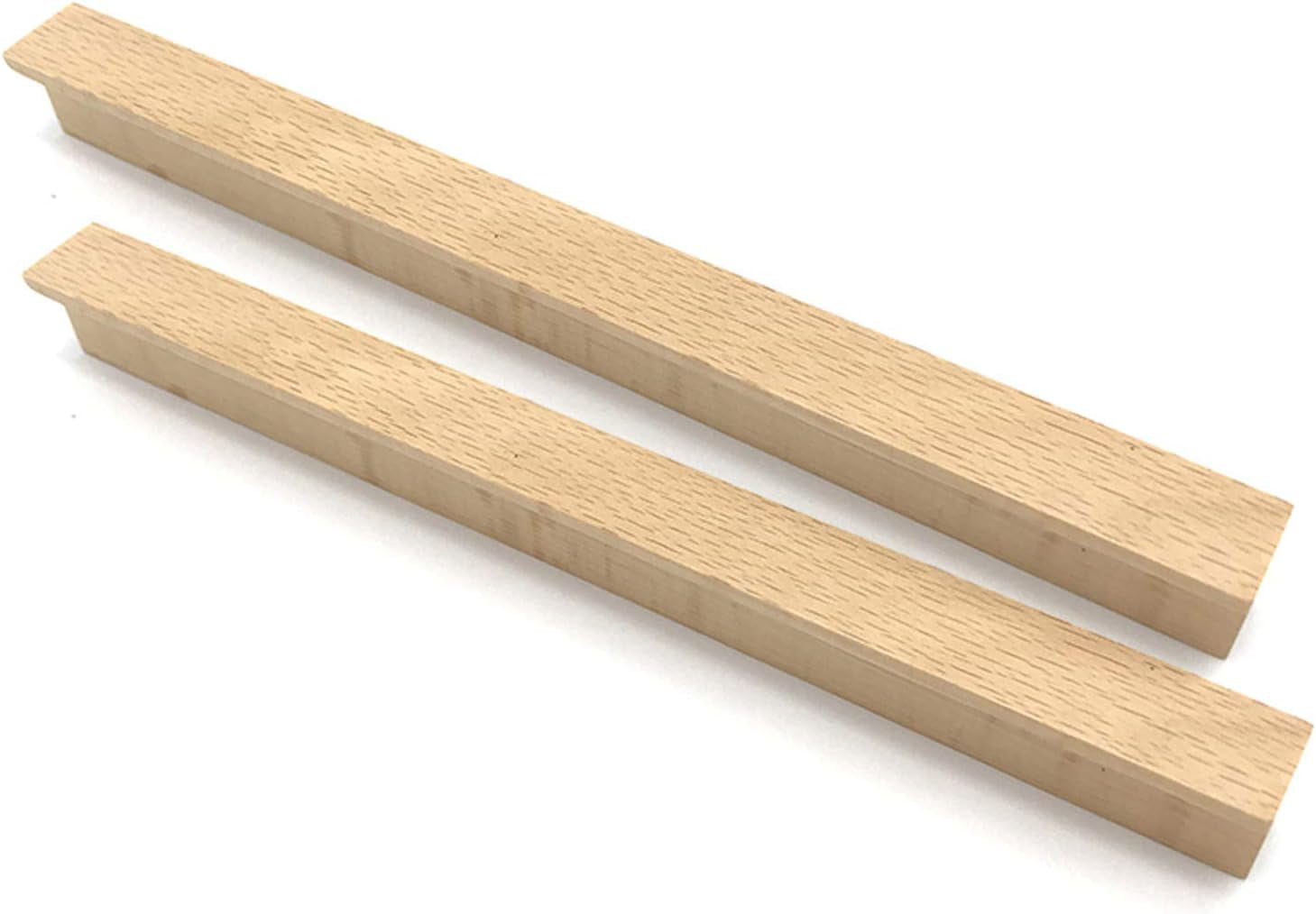 Gamvdout 2 Pieces Wooden Handle Pull Handles Furniture Hardware Handle ...