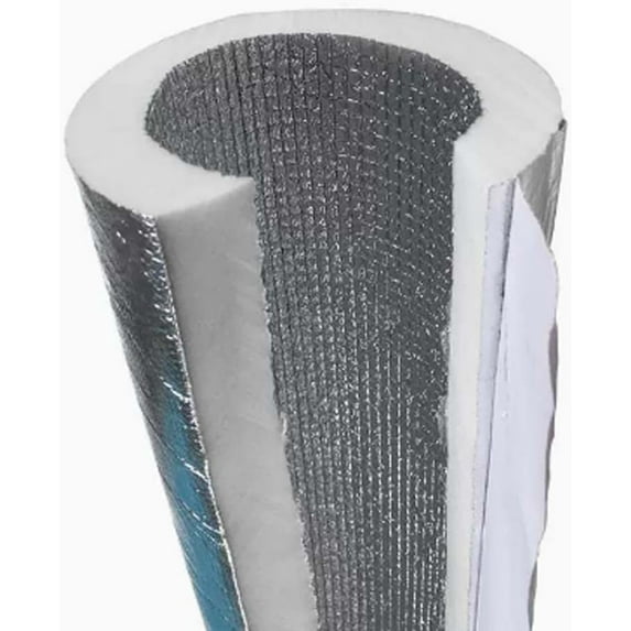 Gamvdout 20mm Outdoor Anti-Freeze Insulation Pipe Self-Sealing Pipe Insulation Foam Tube Half ...