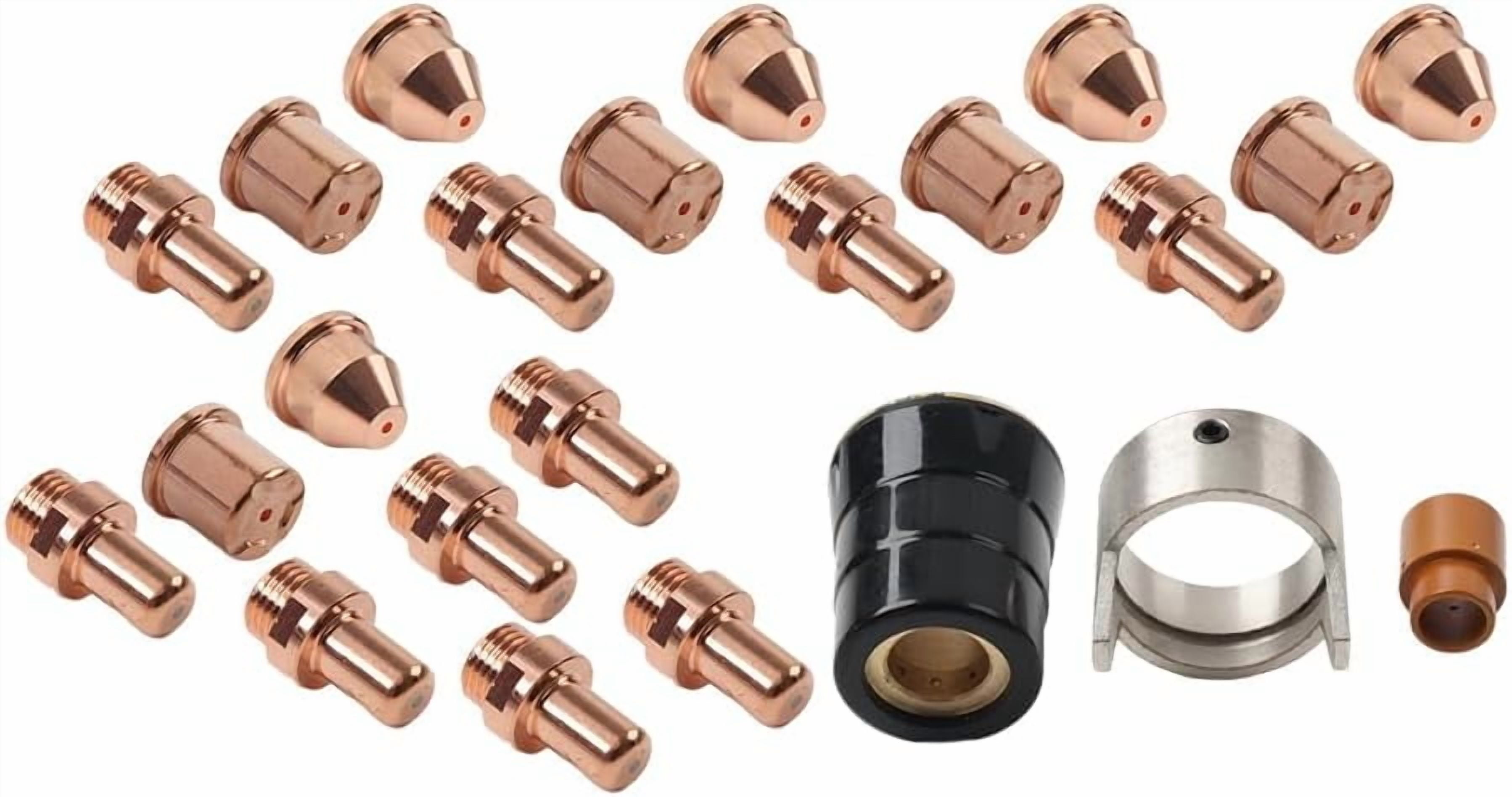 Gamvdout 23PCS Plasma Cutting Electrode Tips PD0088-12 Nozzles Torch ...