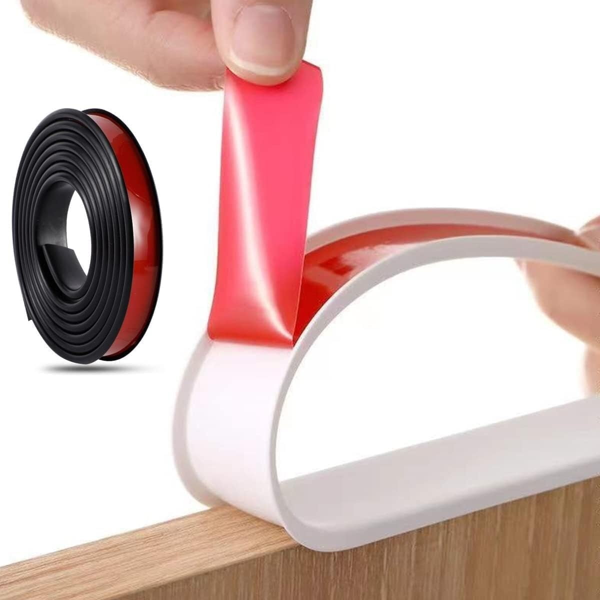 Gamvdout 2M/6.5FT U-Shaped Edge Trim Sealing Strip,TPE Self Adhesive ...