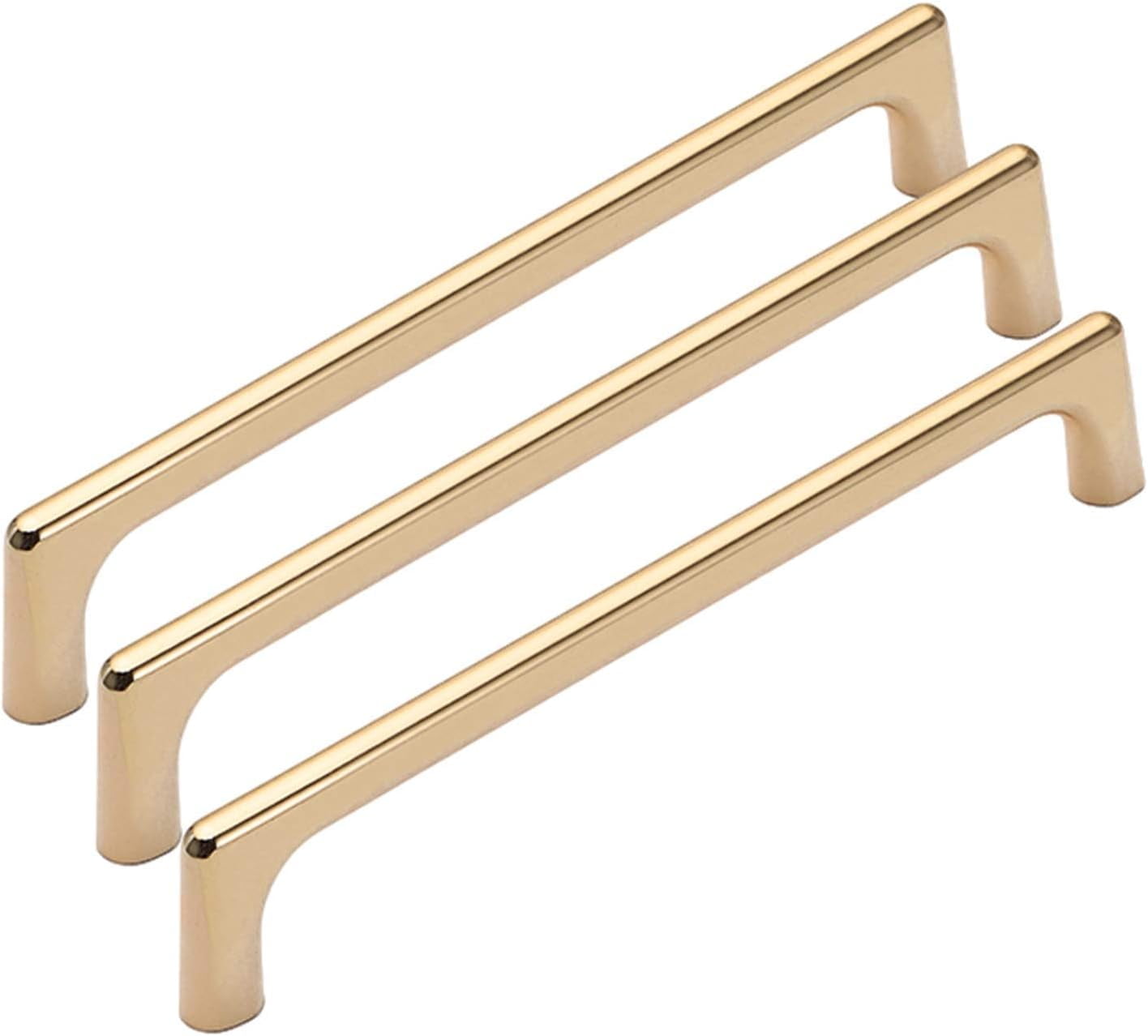 Gamvdout 3 Pieces Golden Kitchen Cupboard Door Handles Bar Kitchen Cabinet Door Handles Drawers ...