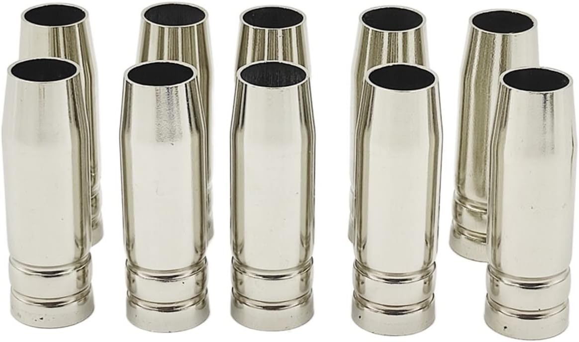 Gamvdout 5/10PCS 15AK Gas Nozzle Euro Style MIG Welding Gun Tip Nozzle ...