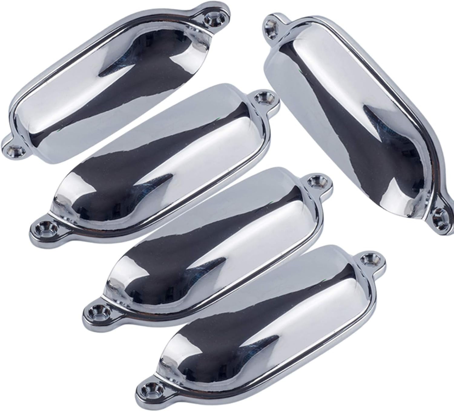 Gamvdout 5X Shell Cup Handles Half Moon Vintage Cupboard Door Drawer ...