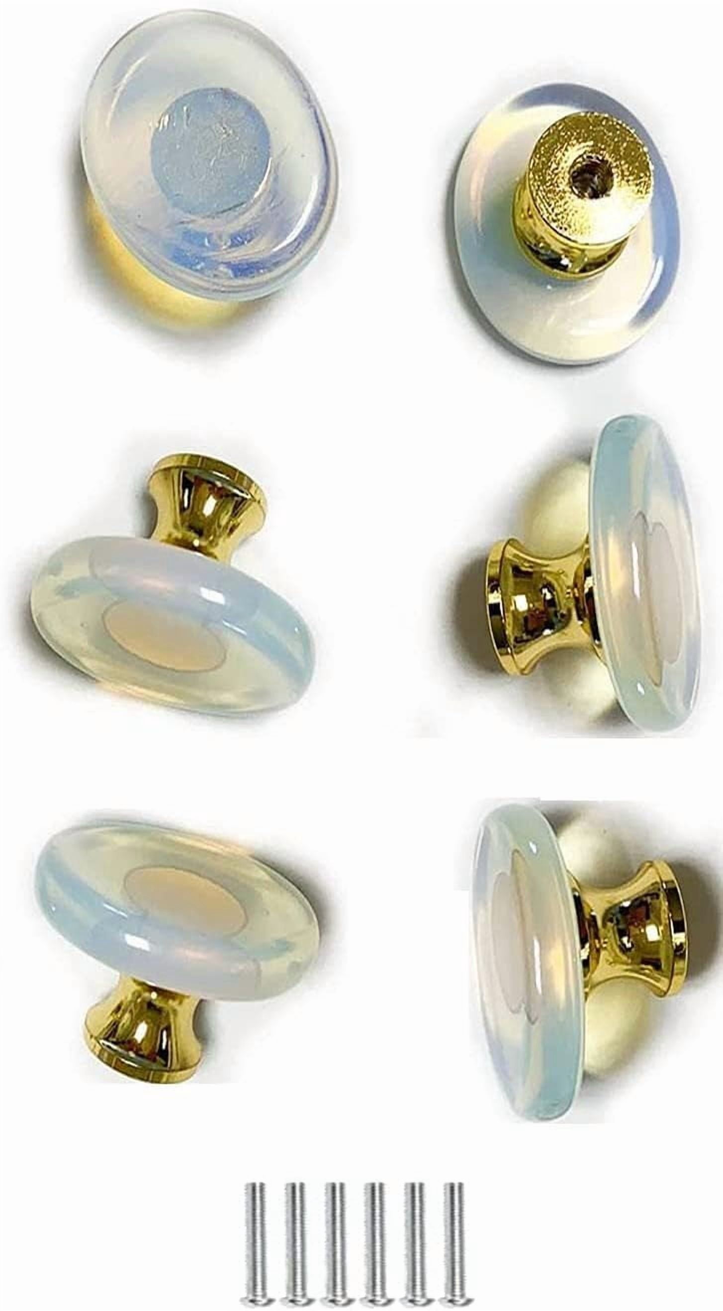 Gamvdout Crystal Drawer Knobs Dresser Knobs 6 Pcs Door Knob Original ...