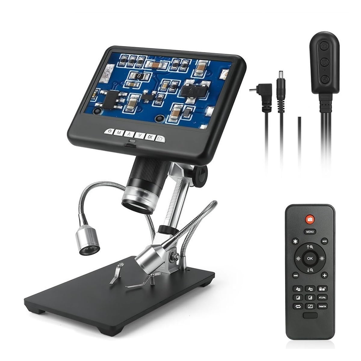 Gamvdout Lab Microscope Accessories AD207 Digital Microscope 7Inch ...