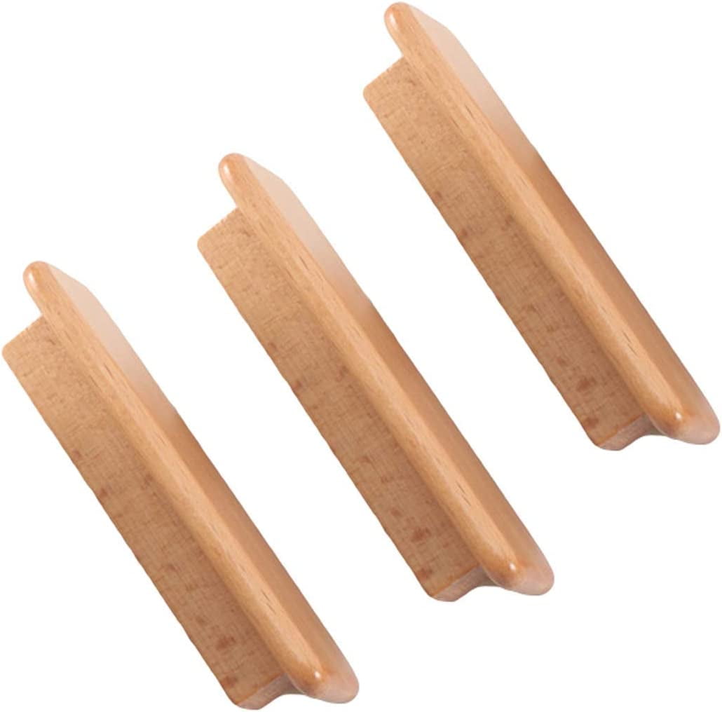Gamvdout Solid Wood Cupboard Door Pull Handles Drawer Knobs Pulls ...