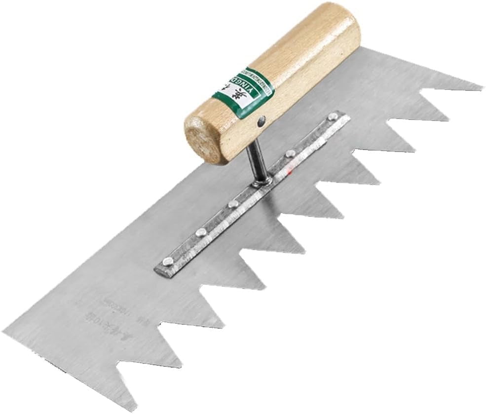 Gamvdout Squared Notch/Tip Notch Tile And Flooring Trowel - Pro Grade ...