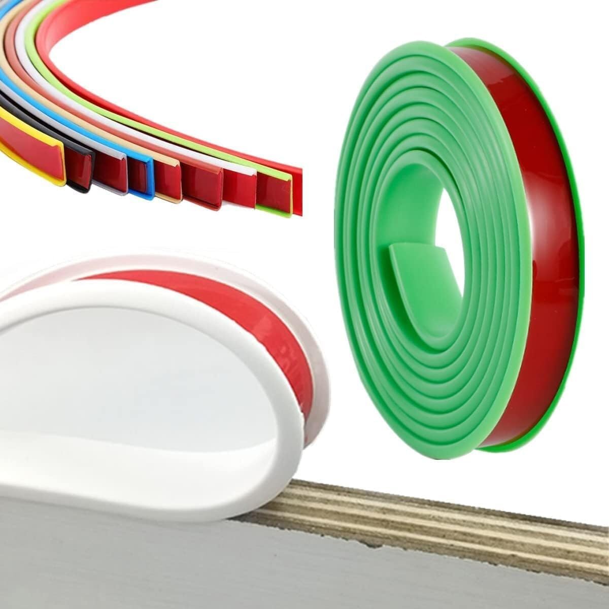 Gamvdout U-Shaped Edge Trim Sealing Strip, 1M Self Adhesive TPE Edge ...