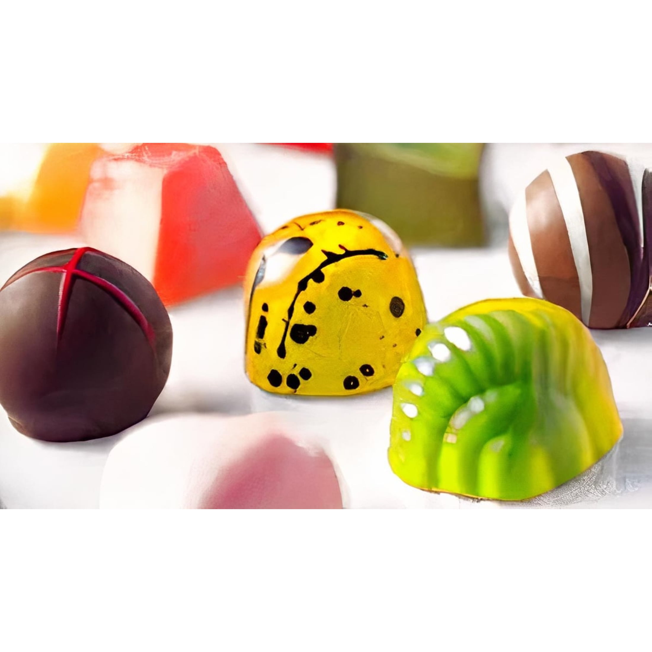 Ganache Bakery - Chocolate Bon Bons - White Chocolate Strawberry ...