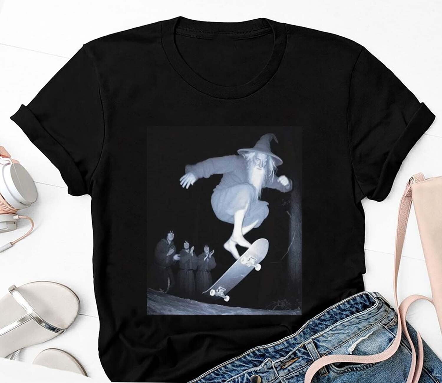 Gandalf Skating with Their Squad Funny Shirt, The Ring Shirt - Walmart.com