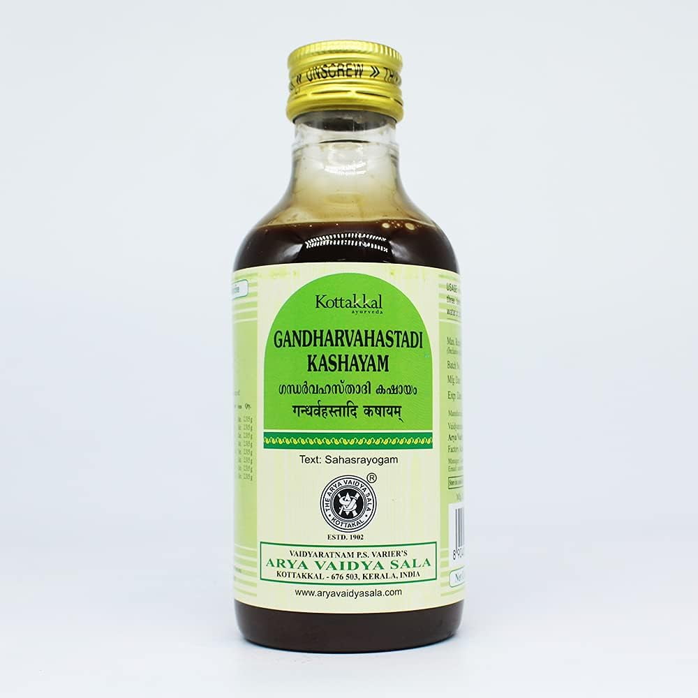 Gandharvahastadi Kashayam 200 ml - Ayurvedic Digestion Therapy ...
